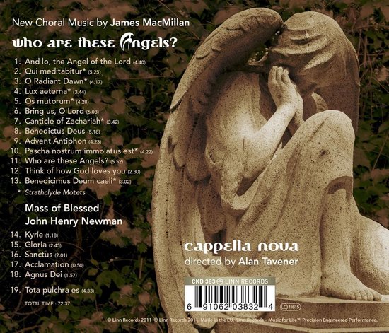 Capella Nova, Alan Tavener - Who Are These Angels? (CD), Capella Nova ...