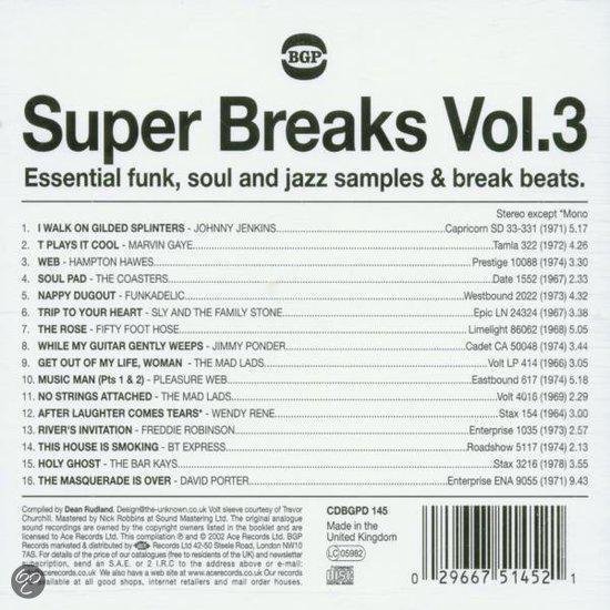 Super Breaks Vol. 3, various artists | Muziek | bol