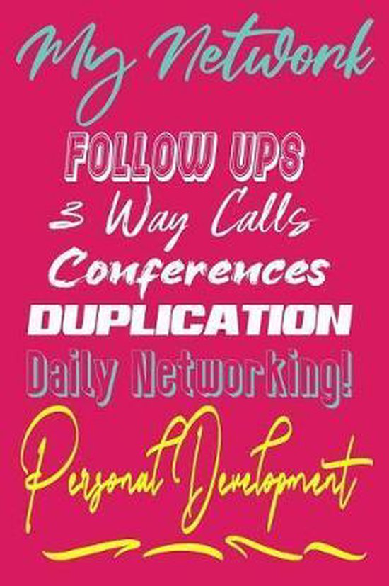 My Network 3Rd Thought Journal Co 9781097106219 Boeken Bol my-network-3rd-thought-journal-co-9781097106219-boeken-bol