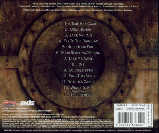 Only Human, At Vance | CD (album) | Muziek | bol