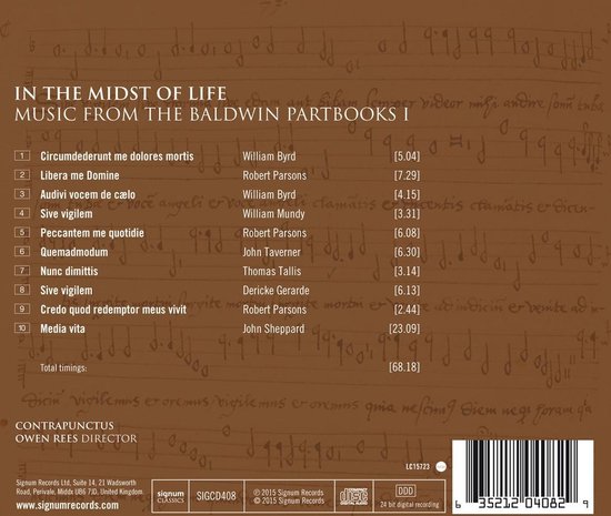 In The Midst Of Life, Owen Rees | CD (album) | Muziek | bol.com