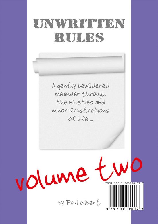Unwritten Rules - Unwritten Rules (ebook), Paul Gilbert | 9781909296077 ...