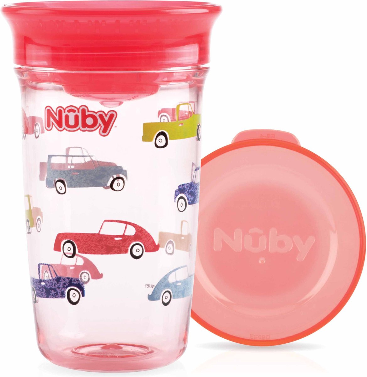 Nûby - Drinkbeker - 360° Wonder cup uit Tritan™ - Rood - 300ml - 6m ...