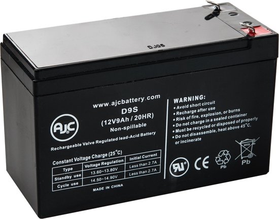 Batterie FirstPower FP1290-F2 12V 9Ah Acide scellé de Plomb - Ce ...