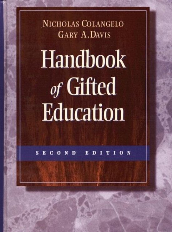 Handbook of Gifted Education | 9780205260850 | Nicholas Colangelo ...