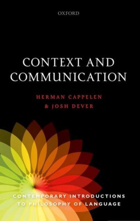 Context & Communication | 9780198733065 | Herman Cappelen | Boeken ...