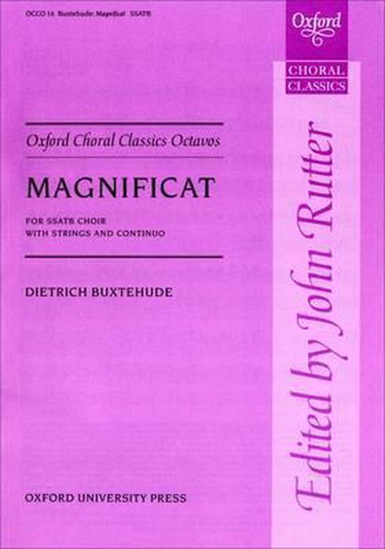 Magnificat, Dietrich Buxtehude, John Rutter | 9780193417908 | Boeken ...