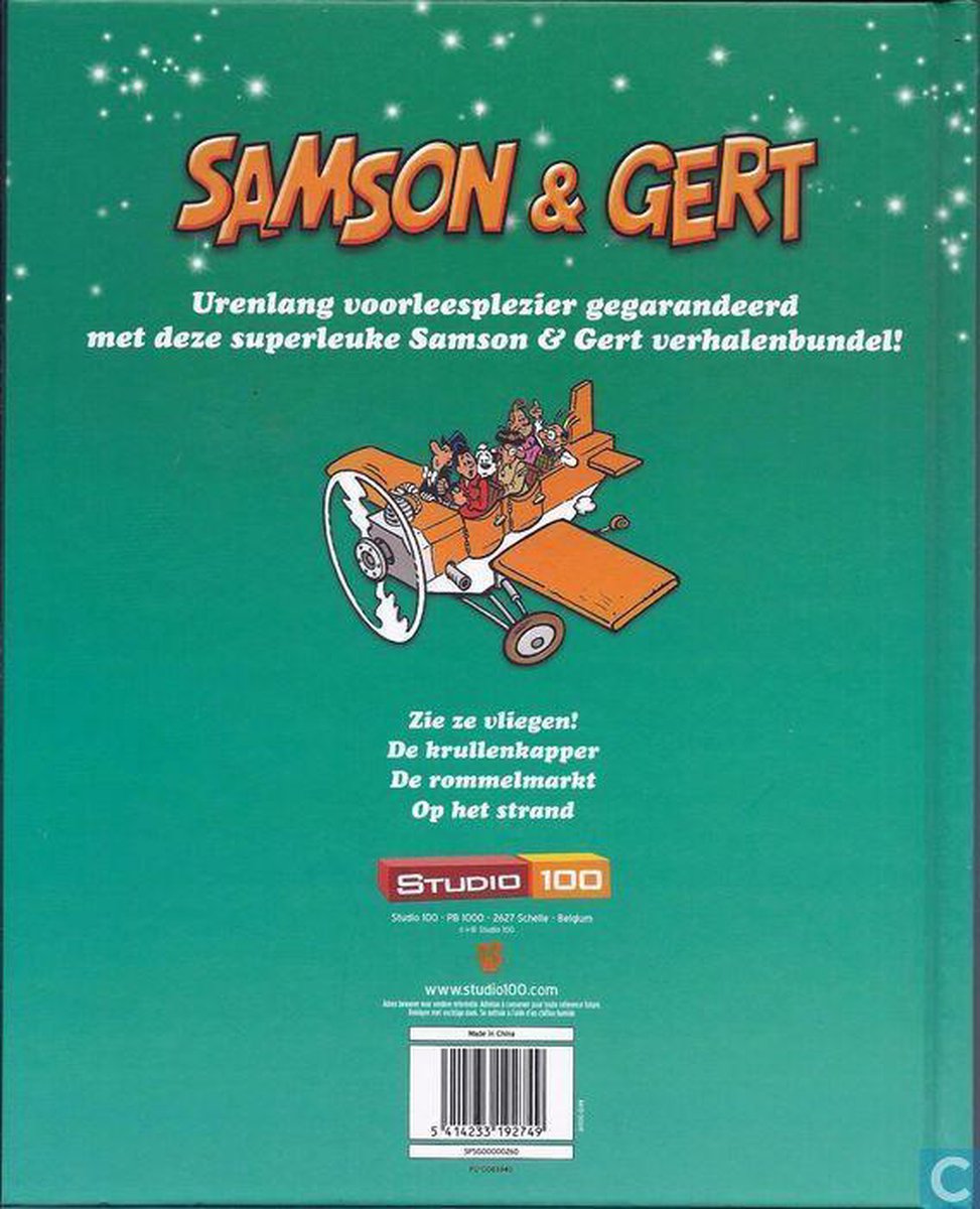 De Mooiste Studio 100 Voorleesverhalen 6 - Samson & Gert, Studio 100 ...