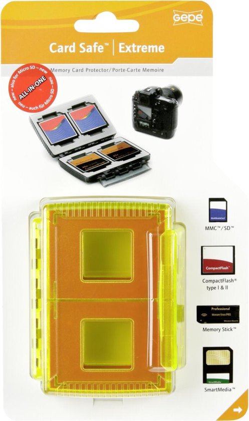 Gepe Card Safe Extreme neon All in One 3863 | bol
