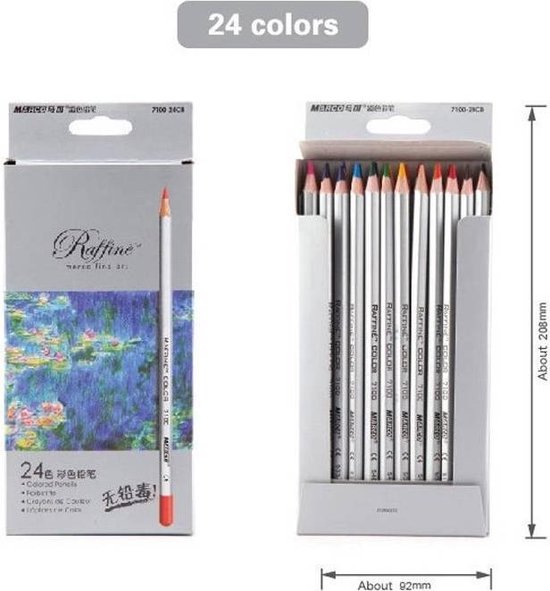 Marco Raffiné Fine Art 24 colored pencils | bol