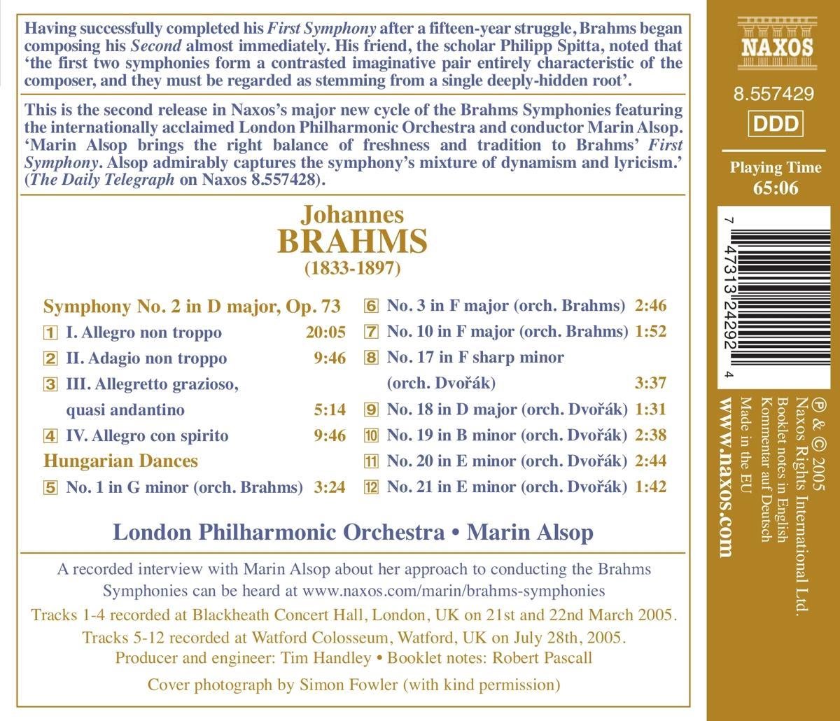 London Philharmonic Orchestra, Marin Alsop - Brahms: Hungarian Dances (CD), Brahms |... | bol.com