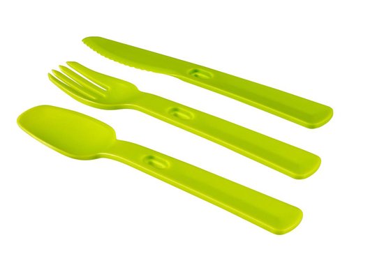 Curver 3 in 1 bestek - Meeneembaar bestek - Smart To Go Cutlery - Mes ...