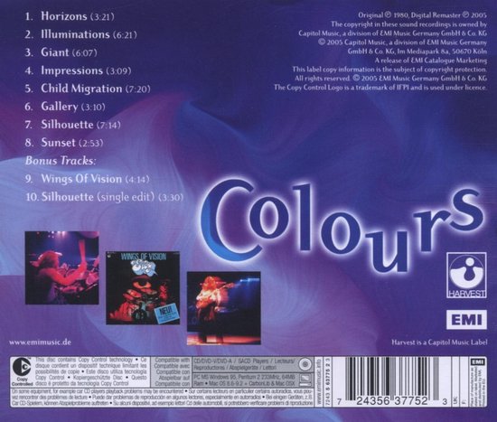 Colours, Eloy | CD (album) | Musique | bol.com