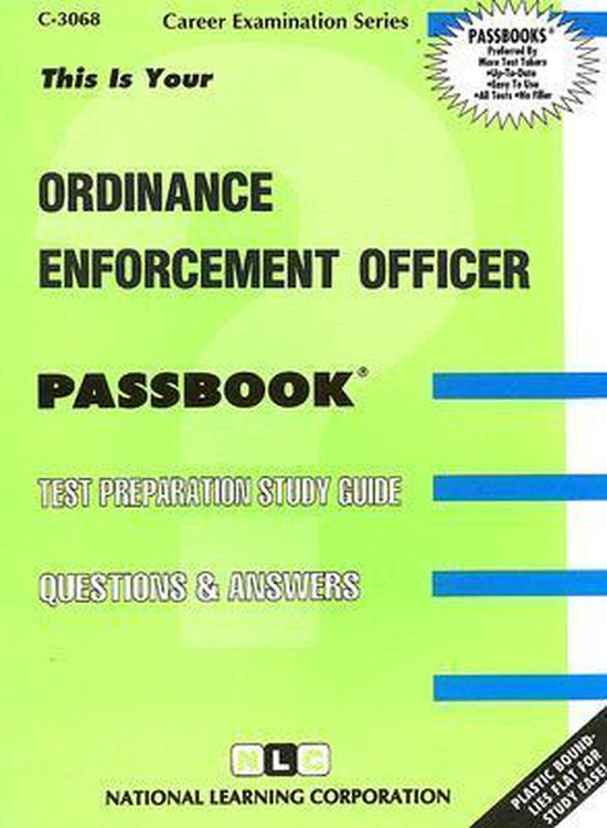 Ordinance Enforcement Officer, National Learning Corporation ...
