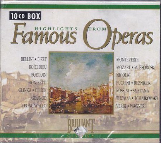 Highlights from Famous Operas (10 CD Box) | CD (album) | Muziek | bol.com