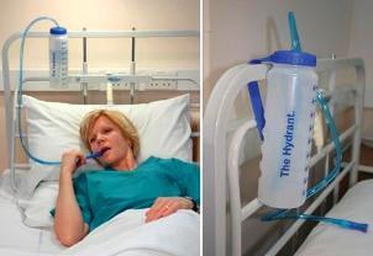 Hydrant drinking system fles 1 liter en slangetje | bol.com