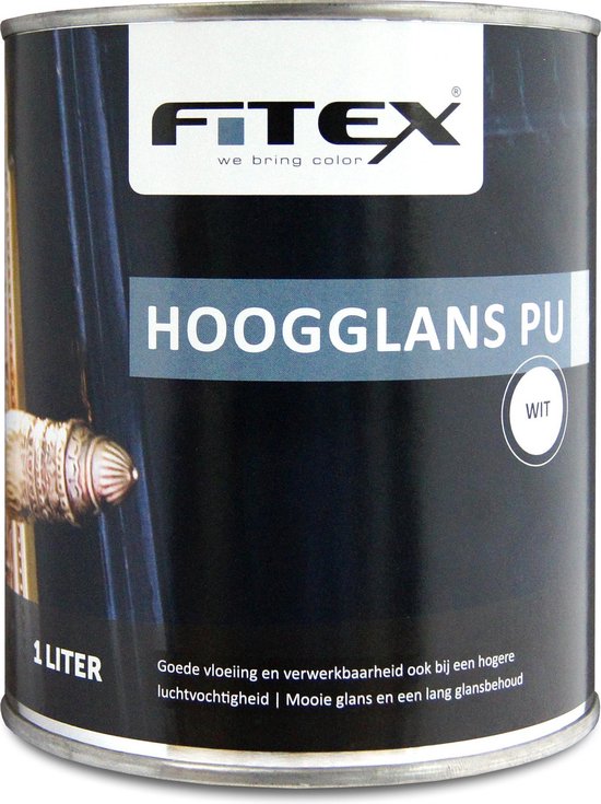 Fitex-High Gloss PU Lacquer-Ral 9001 Cream White-1 litre | bol.com