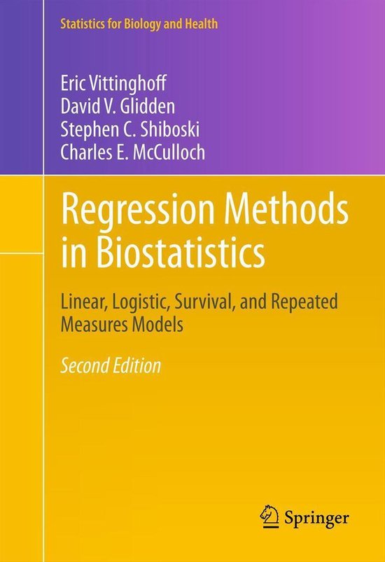 Statistics for Biology and Health - Regression Methods in Biostatistics (ebook), Eric... | bol.com