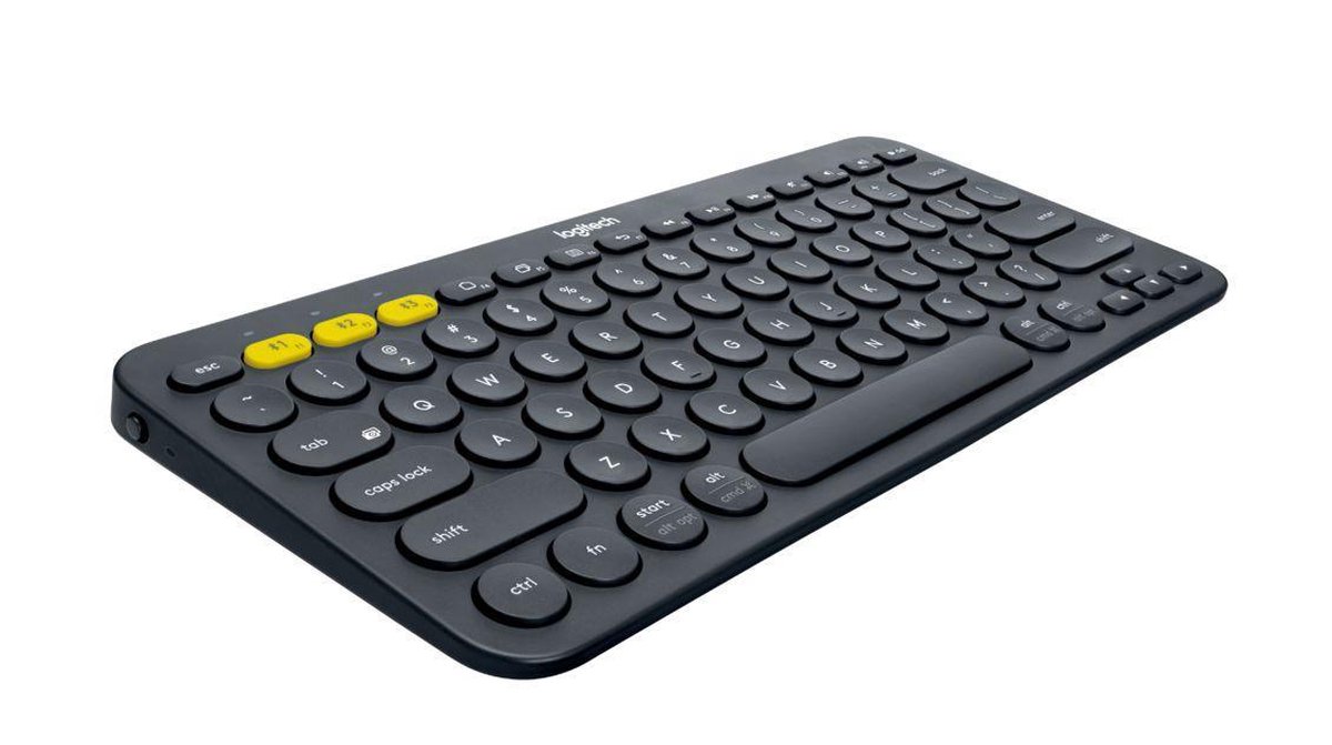 Logitech K380 - Draadloos Toetsenbord - Bluetooth - QWERTZ - Duits - Grijs | bol.com