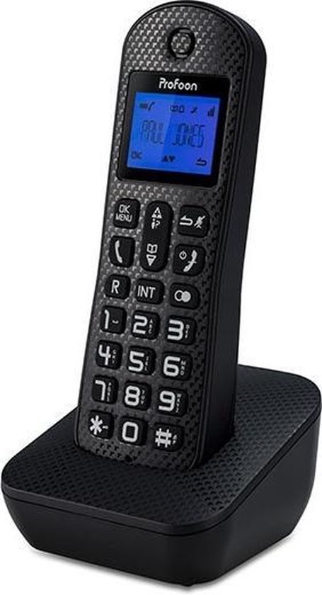 Profoon PDX-500ZT Dect telefoon zwart | bol.com