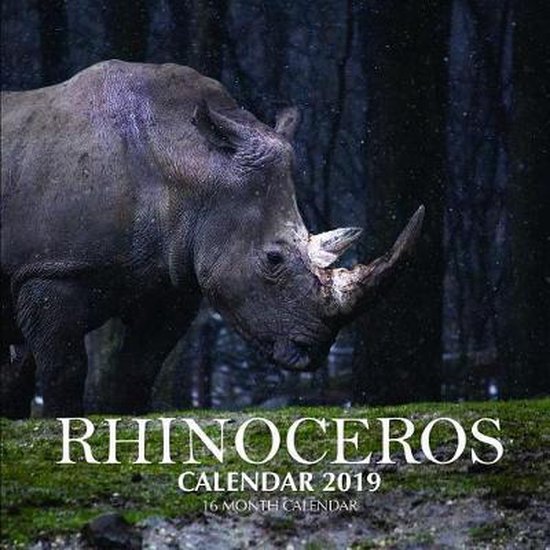 Rhinoceros Calendar 2019, Mason Landon | 9781730765322 | Boeken | bol.com