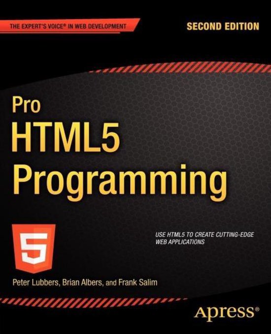 Pro HTML5 Programming | 9781430238645 | Peter Lubbers | Boeken | bol.com