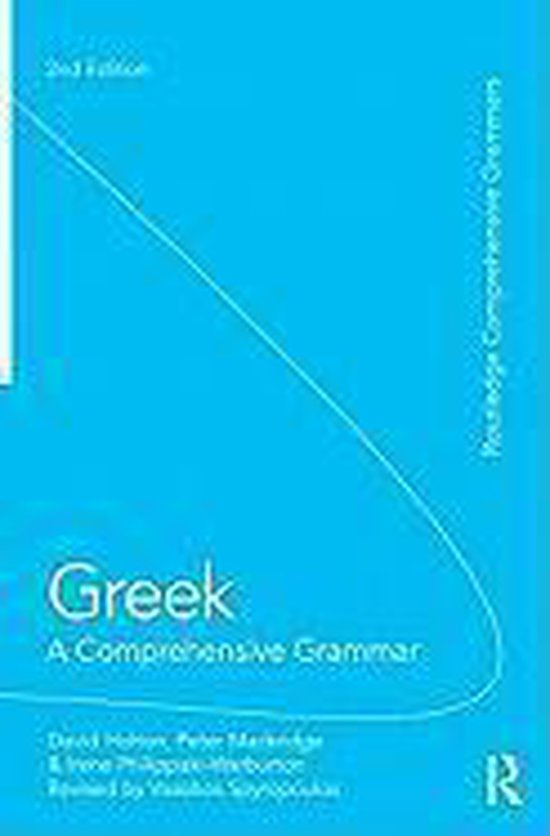 Greek Comprehensive Grammar Of Modern | 9780415592024 | Vassilios ...