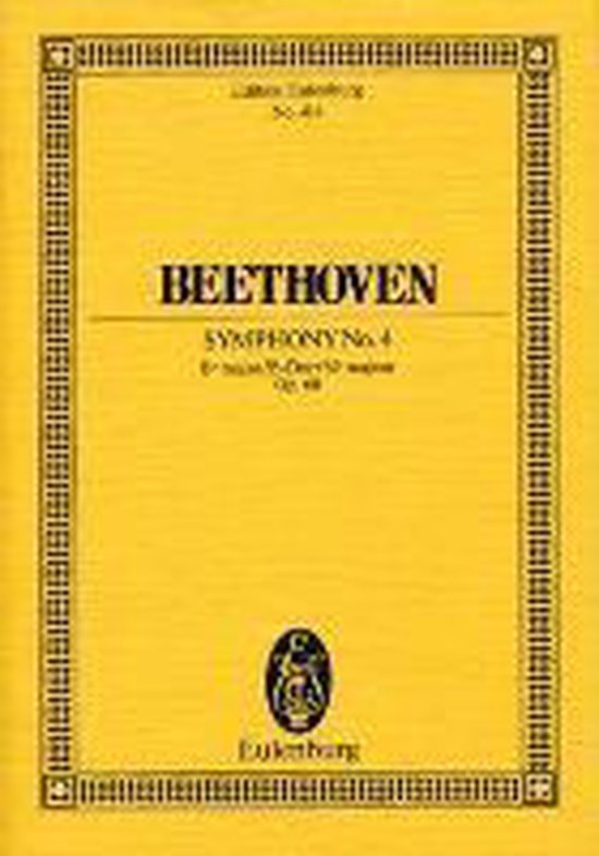 Sinfonie Nr. 4 B-Dur, Beethoven Ludwig van | 9783795761783 | Boeken | bol