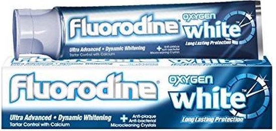 2 X 100 ML Fluorodine Oxygen tandpasta voor extra witte tanden 2 X 150 ...