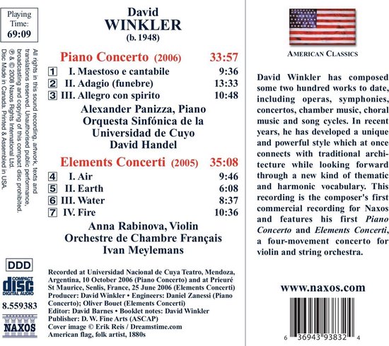 Alexander Panizza, Anna Rabinova, David Handel, Ivan Meylemans ...