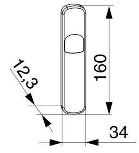Maco afdekrozet blind geschikt voor hefschuifdeurgreep Alumnium F1 ...