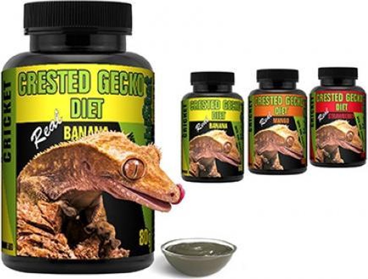 Crested Gecko Diet Mango & Cricket | bol.com