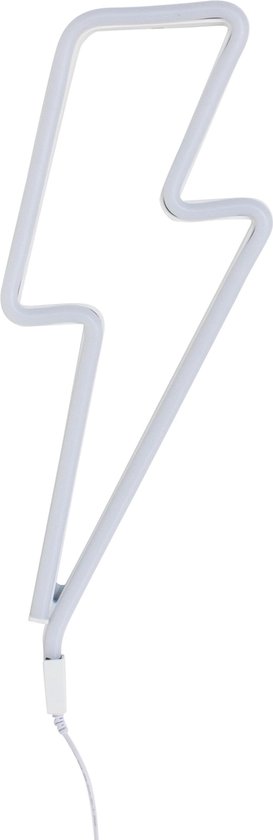 Neon stijl lamp: Bliksem - geel| A Little Lovely Company | bol