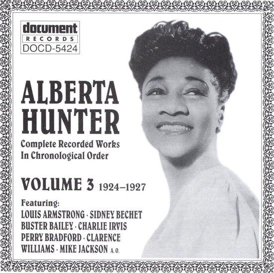 Vol. 3 1924 - 1927, Alberta Hunter | CD (album) | Muziek | bol.com