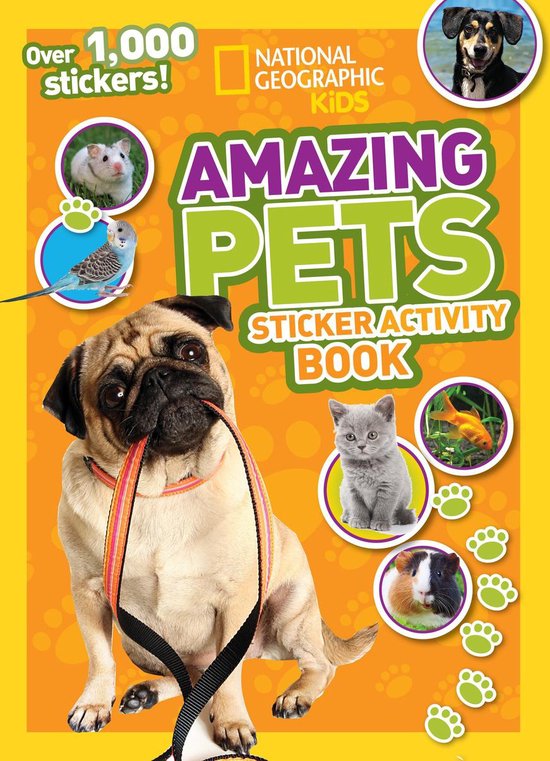 Amazing Pets Sticker Activity Book, National Geographic Kids ...