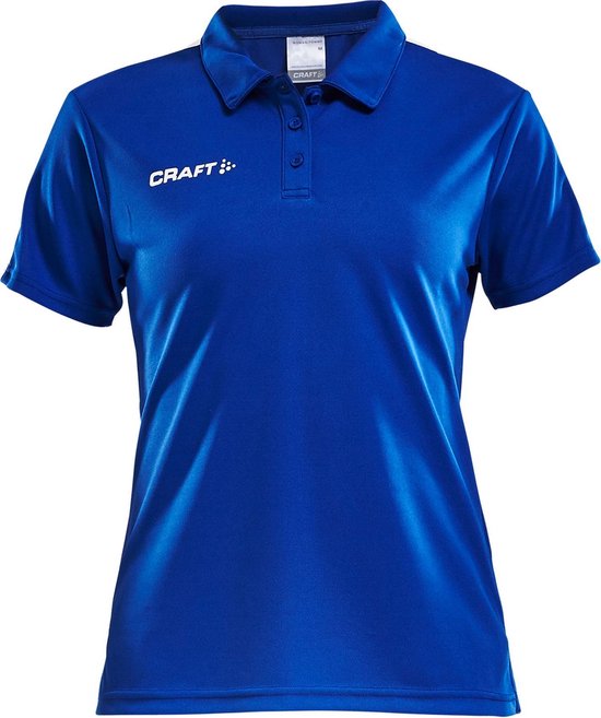 Craft Progress Polo Pique dames Sportpolo - Maat S - Vrouwen - blauw ...
