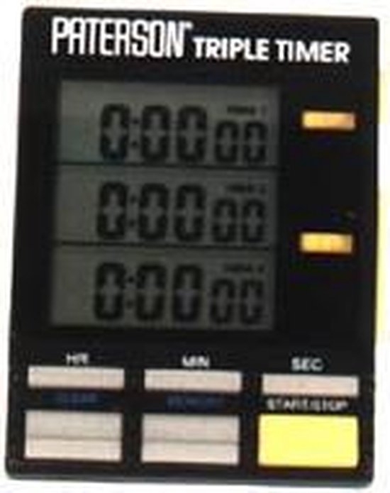 Paterson PAT800 Triple Timer Clock | bol