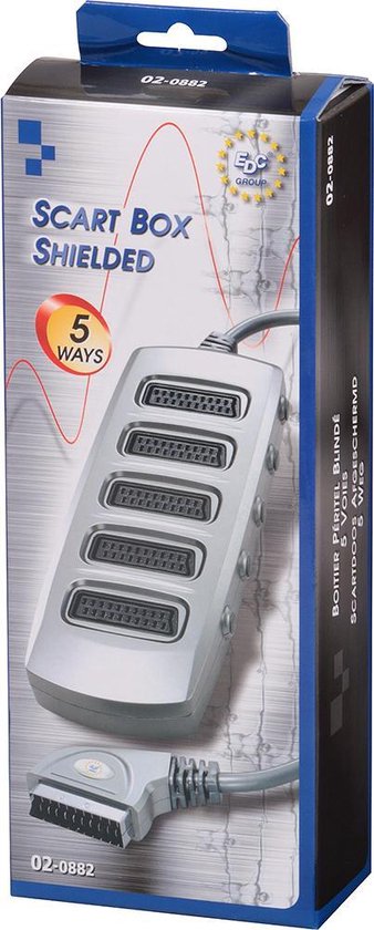 scart splitter 5-weg 0.5m | bol