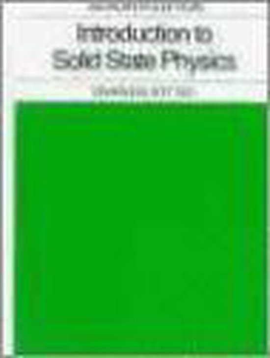 Introduction To Solid State Physics, Charles Kittel | 9780471111818 ...