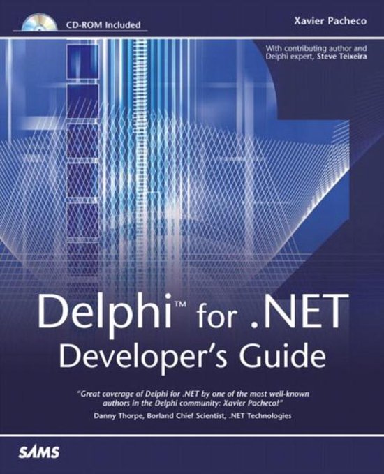 Delphi for .NET Developer's Guide, Xavier Pacheco | 9780672324437 | Boeken | bol.com