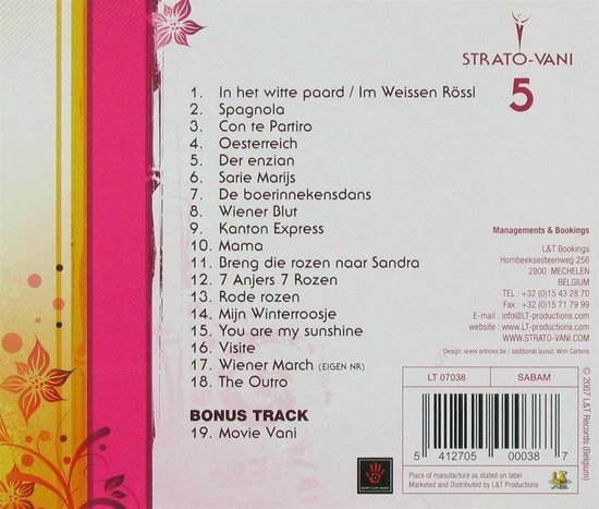Strato-Vani 5, Strato-Vani | CD (album) | Muziek | bol.com