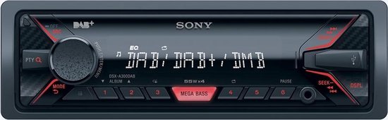 Sony DSX-A300DAB 220W Zwart autoradio | bol.com