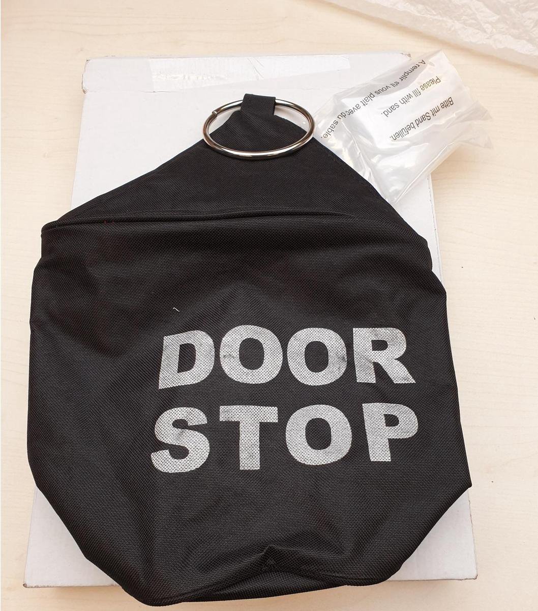 Zware Canvas Deurstop Deurstopper- 6 Kg - 14 x 14 x 34 cm – 2 Stuks ...