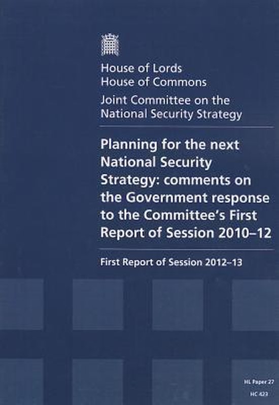 Planning for the next National Security Strategy | 9780108476051 ...