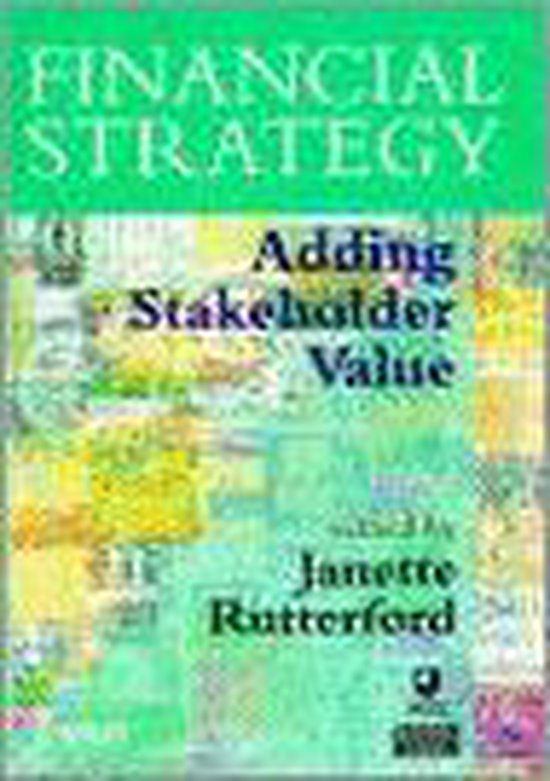 Financial Strategy | 9780471983491 | Janette Rutterford | Boeken | bol.com