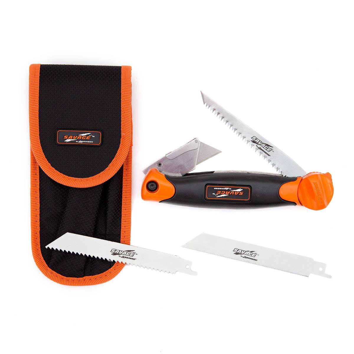 Swanson Savage Utility knife / Knipmes met (decoupeer)zaag en ...