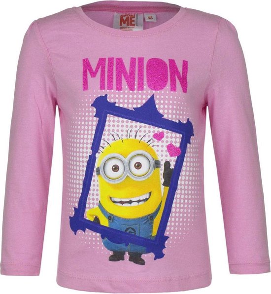 Kinder Longsleeve - Tom (Roze)Minions | bol.com