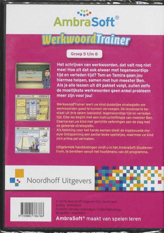 Ambrasoft Werkwoord Trainer - Werkwoordspelling - 700 werkwoorden ...