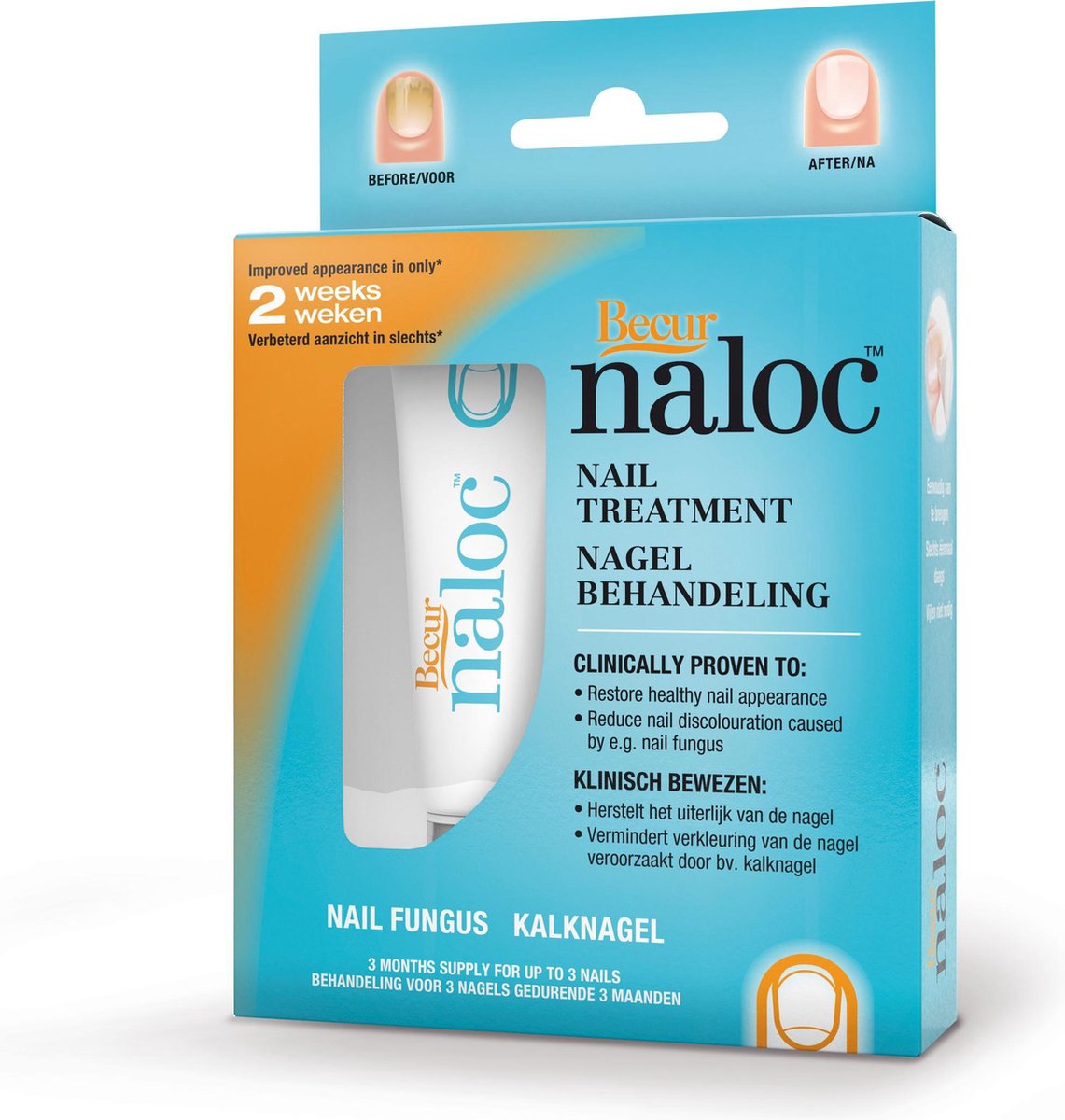 Naloc Kalknagel Nagelbehandeling - 10 ml | bol