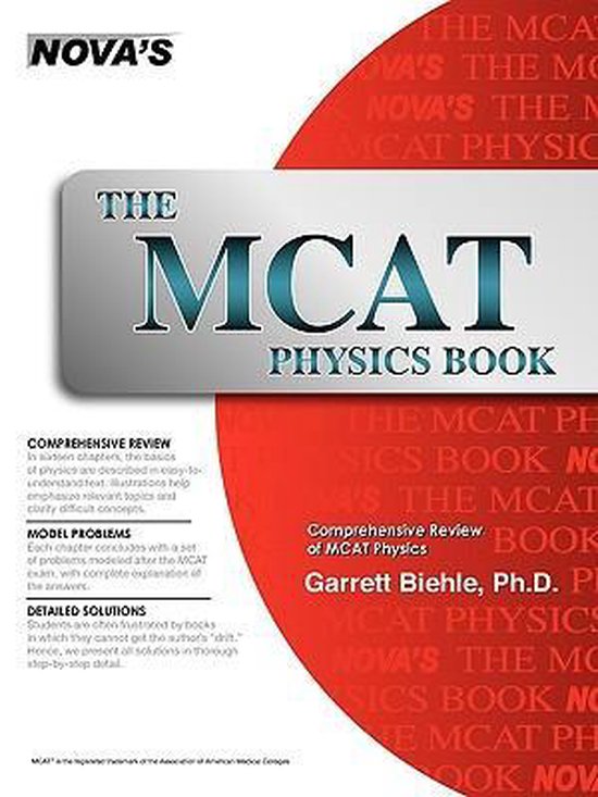 The MCAT Physics Book, Garrett Biehle | 9781889057330 | Boeken | bol